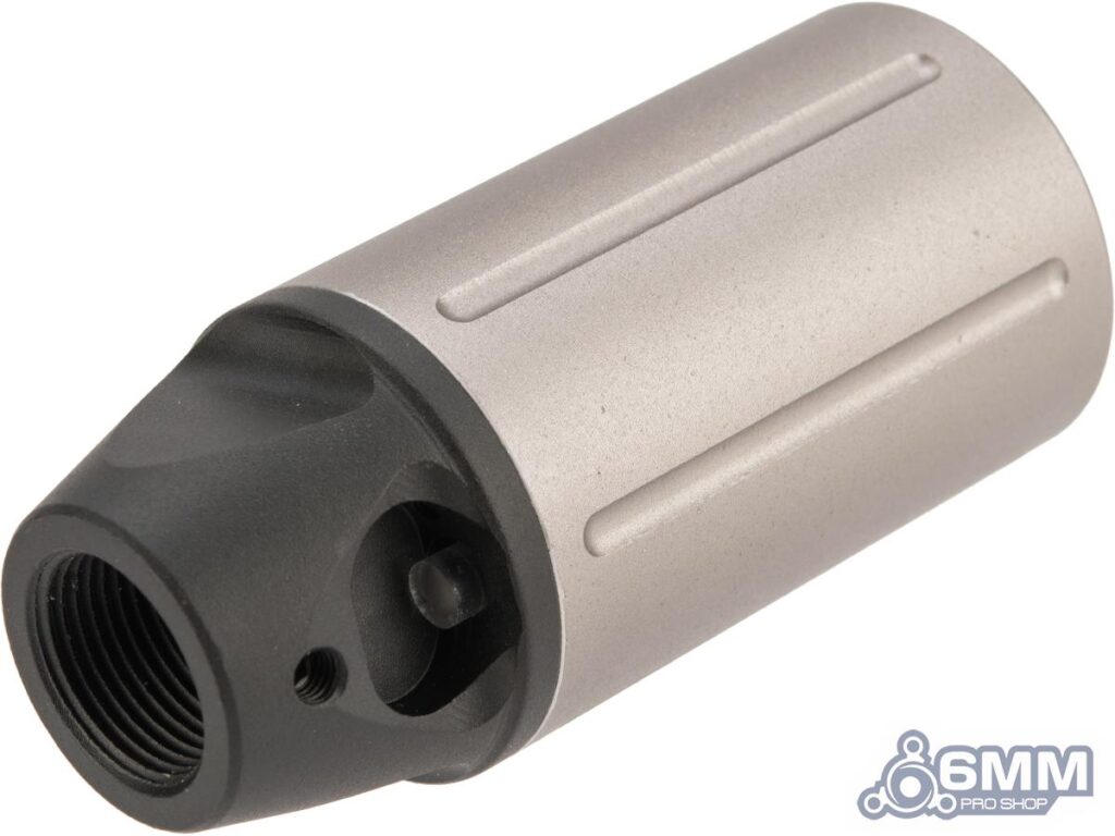 Flash Hider con Mini Trazador Recargable para Airsoft - TACTISHOP.mx