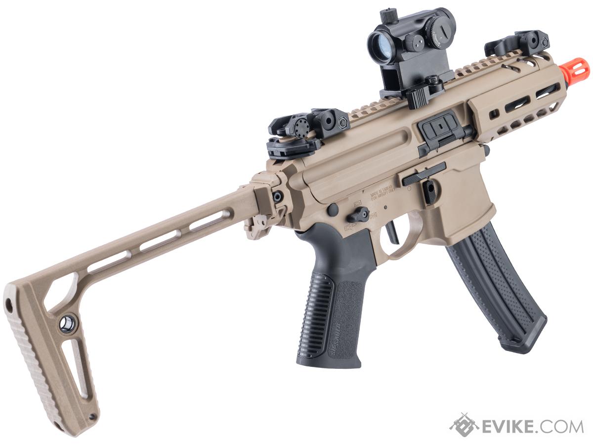 SIG Sauer ProForce Sportline MPX-K Airsoft AEG SMG (Tan) - TACTISHOP.mx