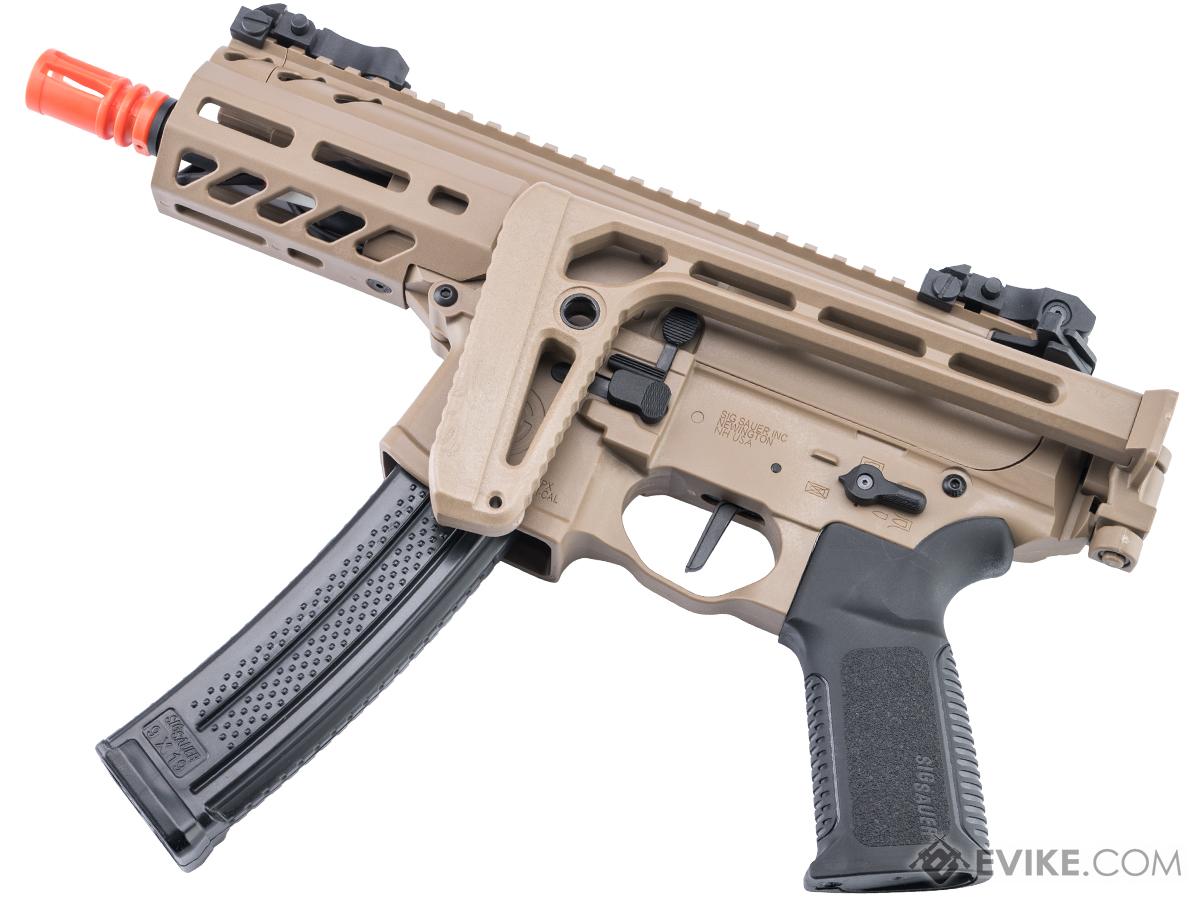 SIG Sauer ProForce Sportline MPX-K Airsoft AEG SMG (Tan) - TACTISHOP.mx